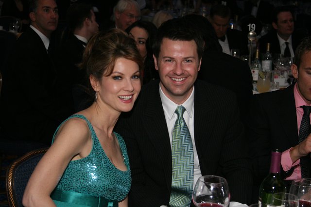 Presenters Jodi Applegate and Ron Corning, FOX5 - Photo - New York Emmys