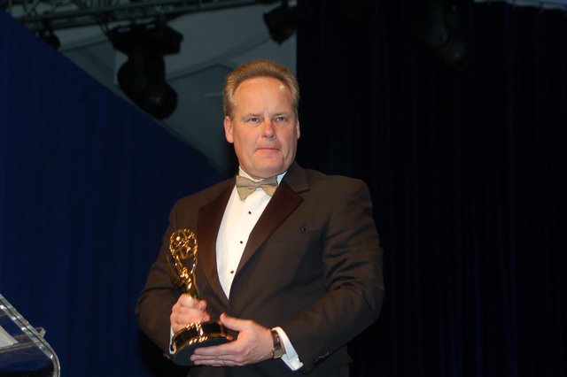 Presenter Tyler Mathisen, CNBC - Photo - New York Emmys
